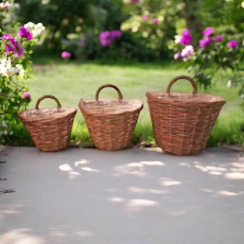 Wall Basket Set of 3 - Etsy