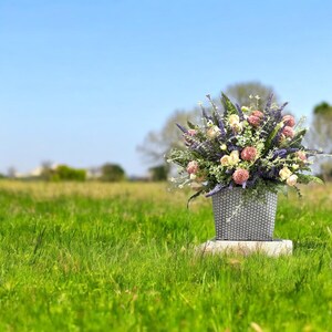 Spring Wall Pocket / Spring Door Decor/ Wreaths/ Wall Bucket / Spring ...