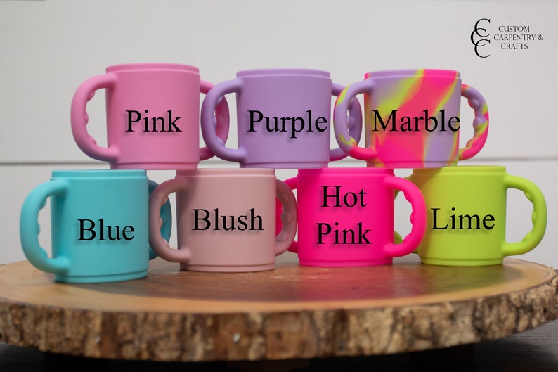 Personalized Silicone Sippy Cup Band: Baby Bottle Label With Handles - Etsy