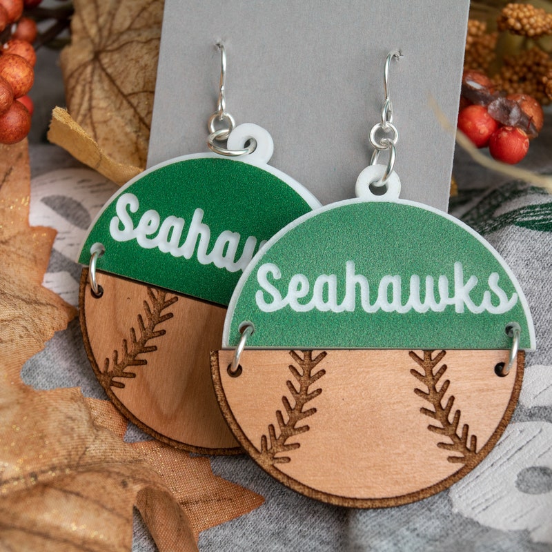 Baseball Earrings - Etsy