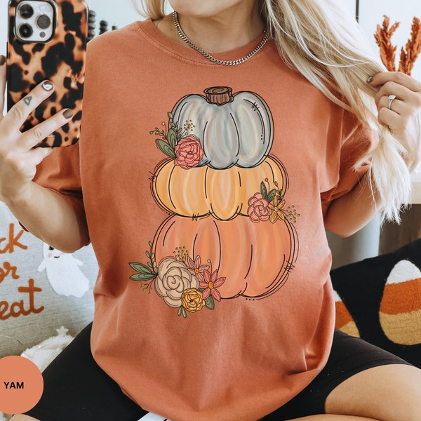 Pumpkin Tshirt - Etsy