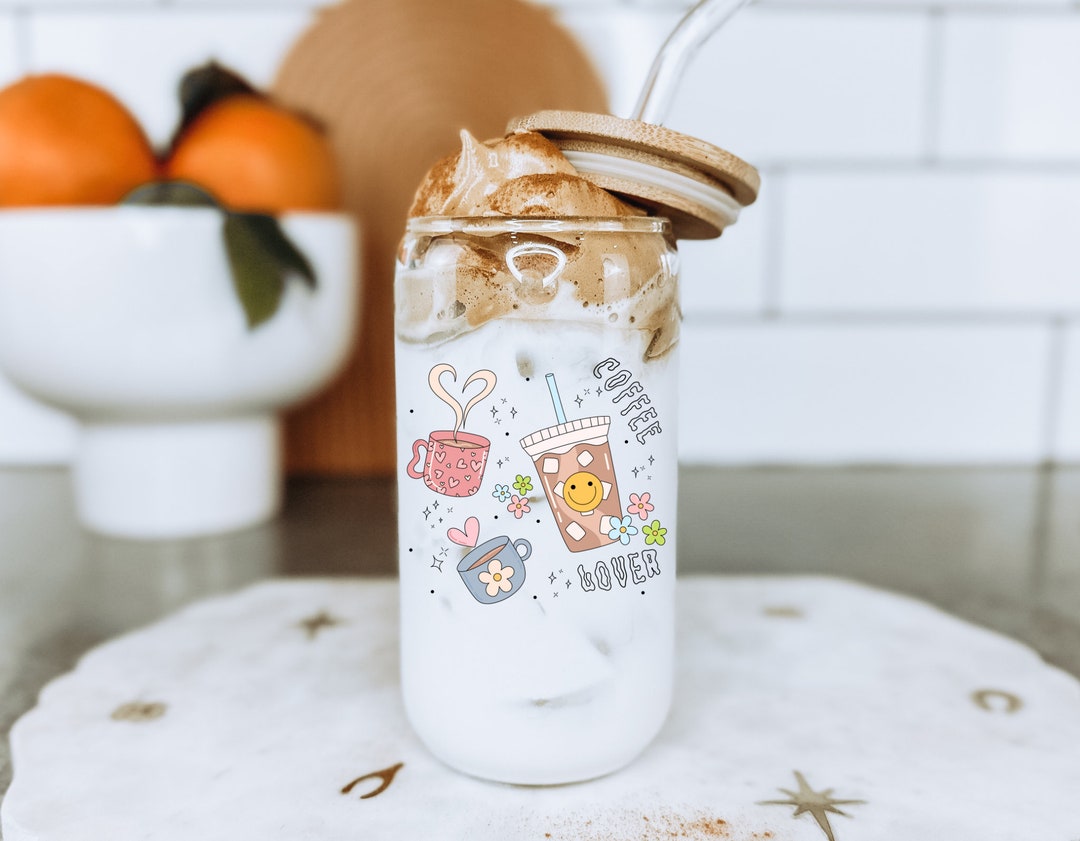 Coffee Lover Cup 16oz/20oz, Iced Coffee Cup, Cold Drink Cup, Birthday ...