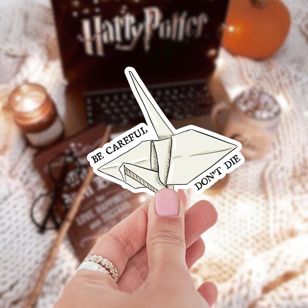 Paper Crane, Dramione Sticker, Manacled Fanfic, Vinyl Glossy or ...