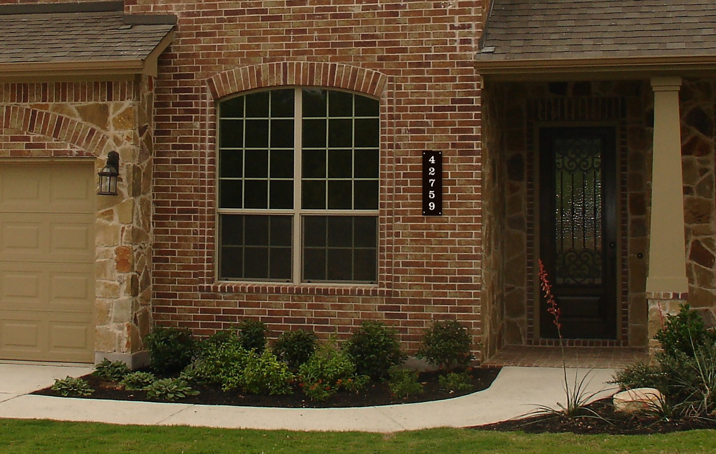 Personalized House Numbers, Address Plaque, Vertical Address Sign ...