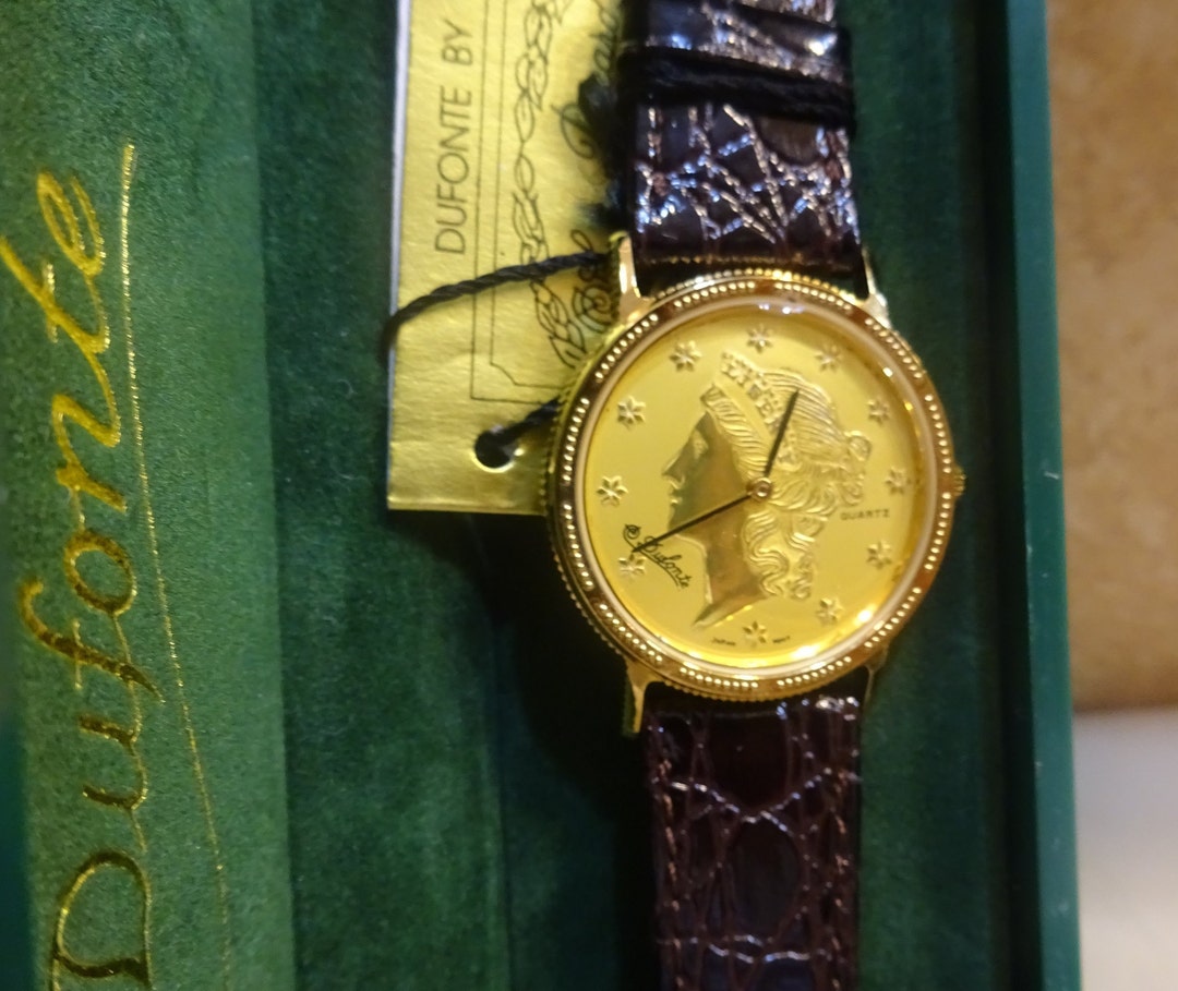 Vintage Lucien Piccard Watch/ Lady Liberty Watch/vintage Dufonte Watch ...