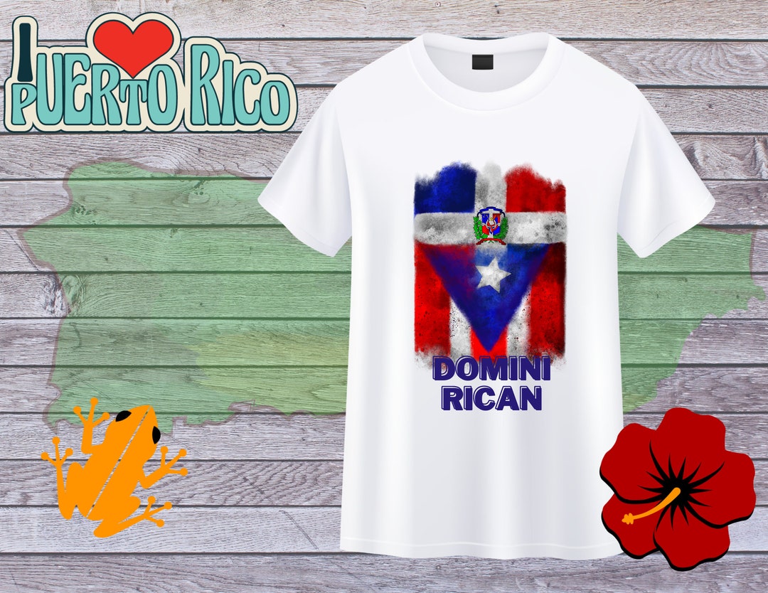 Dominirican Flag Design White T-shirt - Etsy