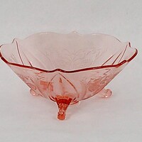 Pink Flowers Bowl - Etsy