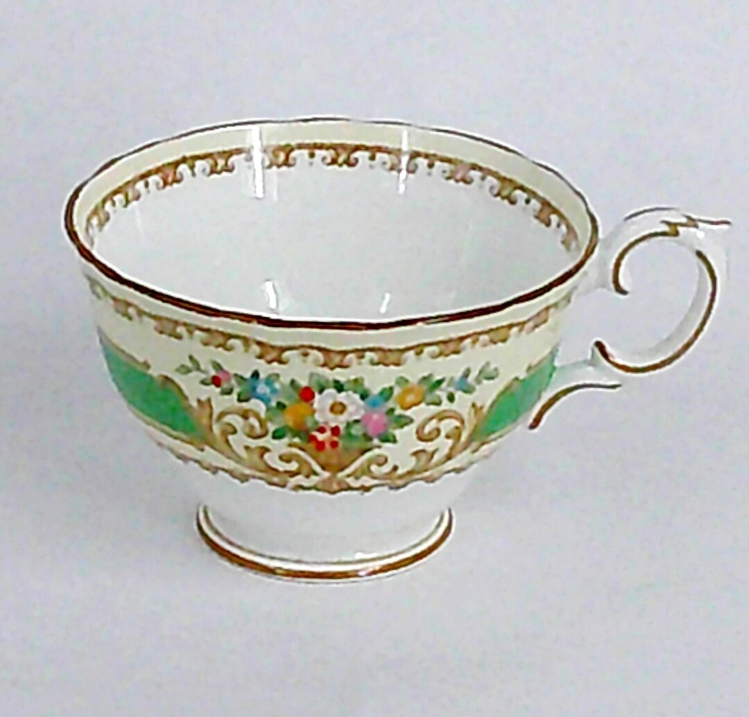Vintage Crown Staffordshire Tea Cup, Pattern # 15645 - Etsy