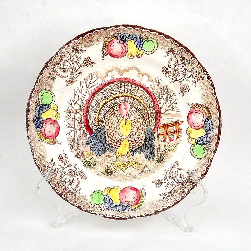 Turkey Plates - Etsy