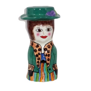 Susan Paley by Ganz, Lady "marissa" is a Bank, Folk Art, Bella Casa - Etsy