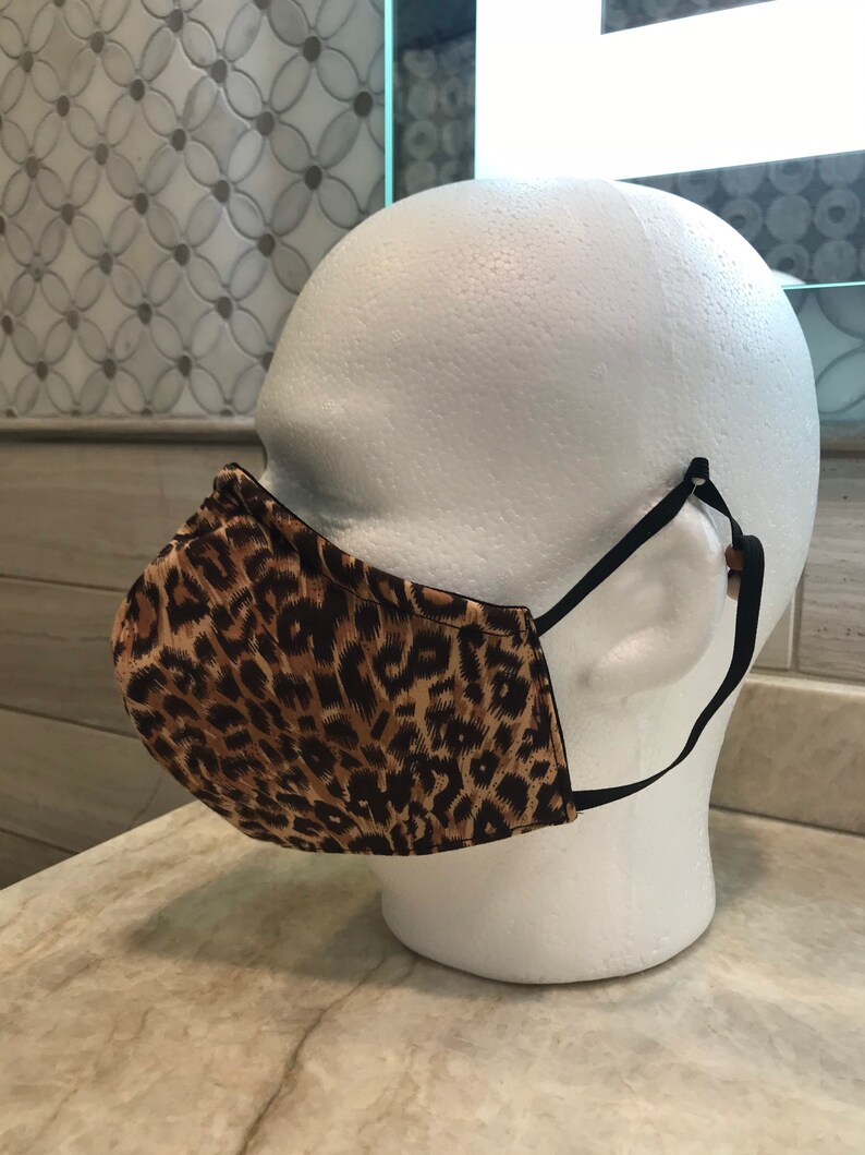 Leopard Print Mask - Etsy