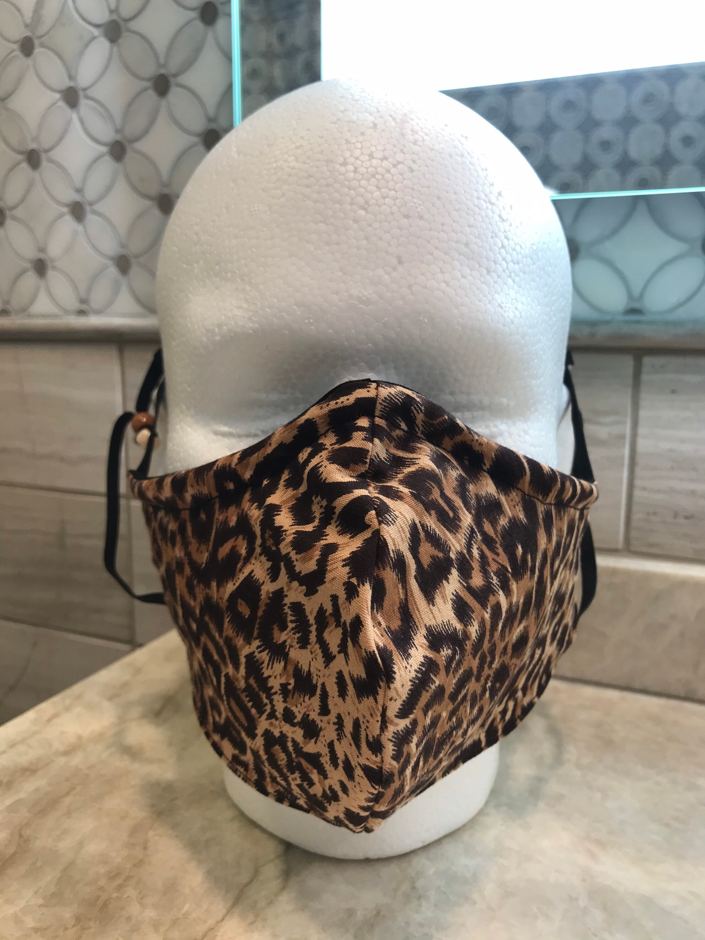 Leopard Print Mask - Etsy