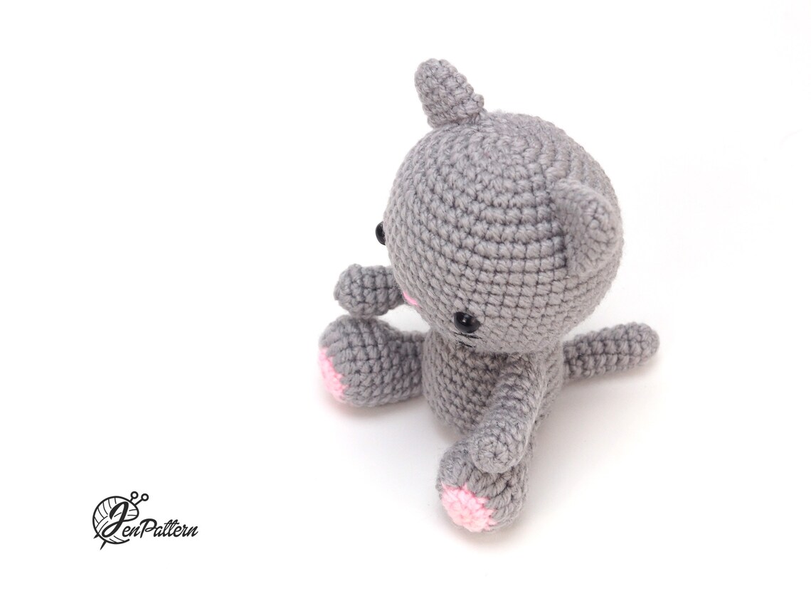 Little Kitty Cat Crochet PATTERN DIY Amigurumi Cat Stuffed - Etsy