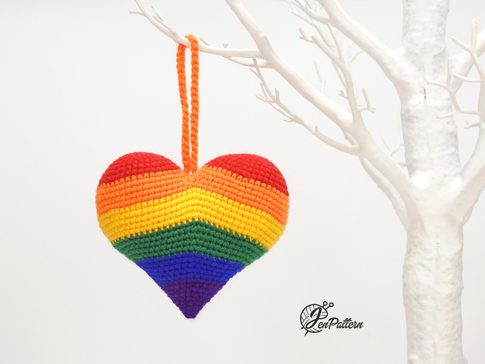 Rainbow Heart Crochet PATTERN LGBT Pride Heart Gay Pride - Etsy UK
