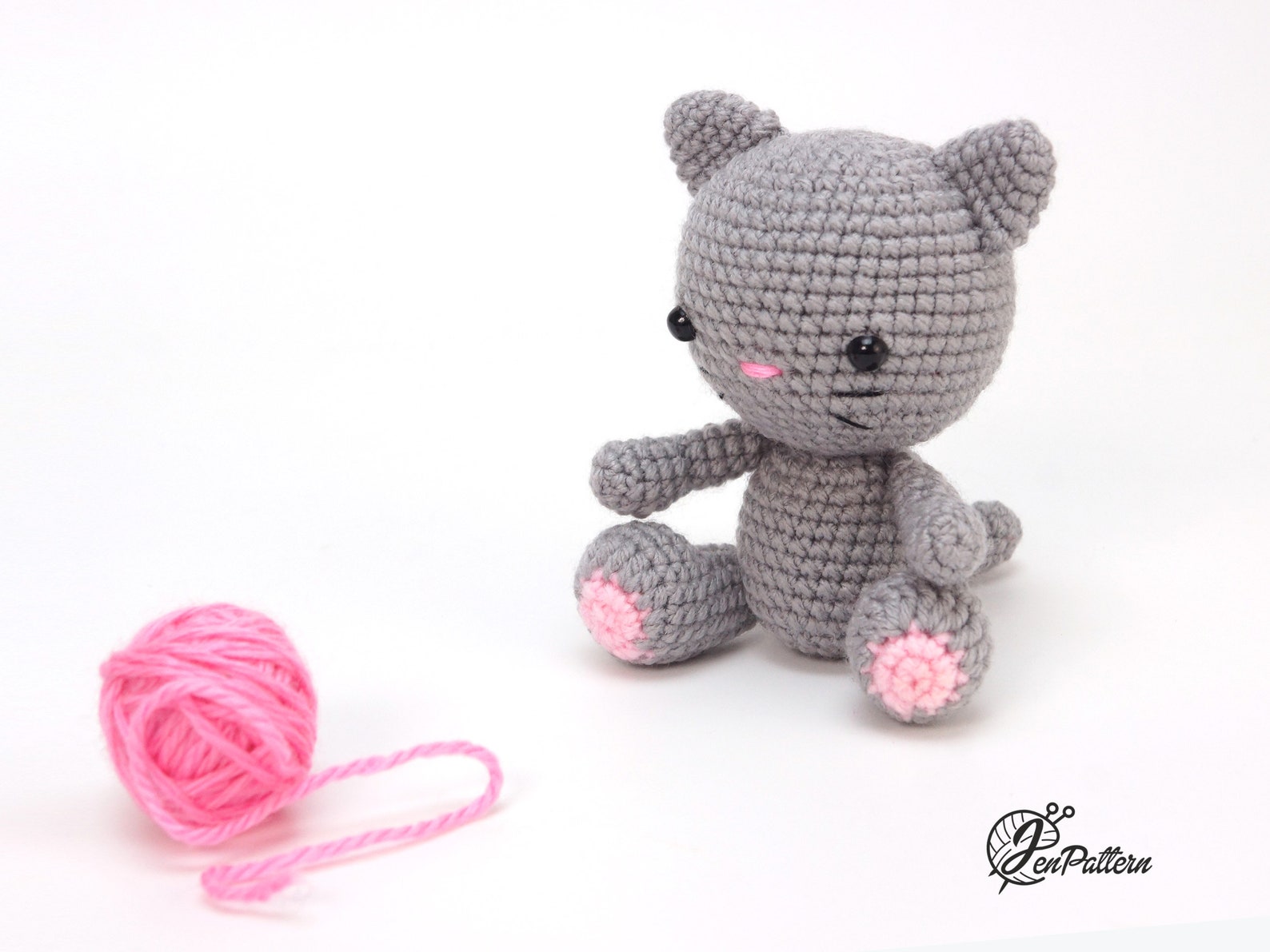 Little Kitty Cat Crochet PATTERN DIY Amigurumi Cat Stuffed - Etsy