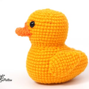 Yellow Rubber Duck Crochet PATTERN, Amigurumi Ducky Tutorial, DIY ...