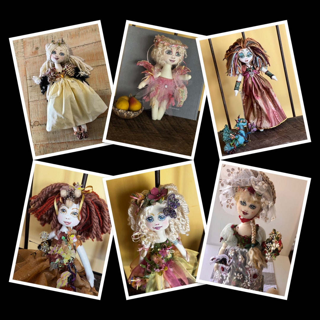 Personalised Cloth Doll, Custom Cloth Doll, Custom Art Doll, Cloth Doll ...