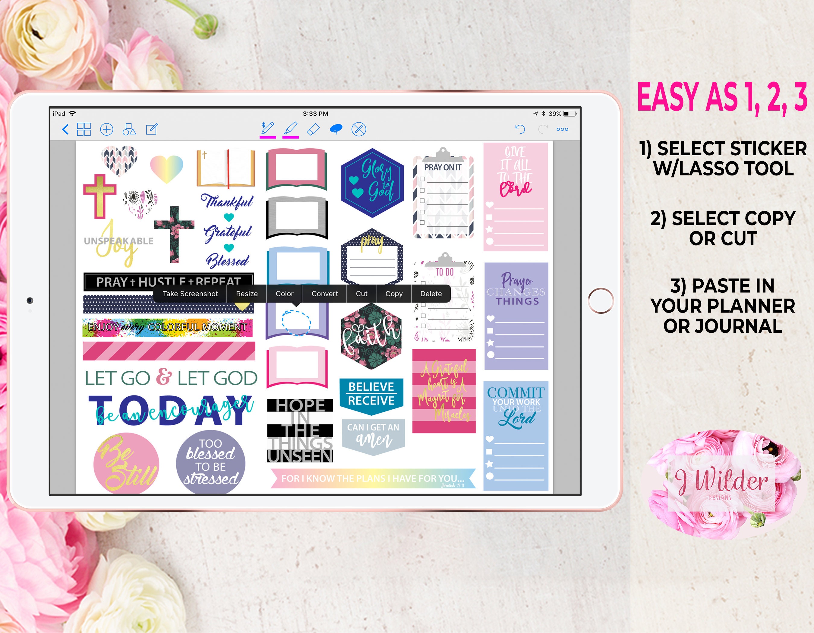 Faith Bible Digital Planner Stickers for Goodnotes Planner - Etsy