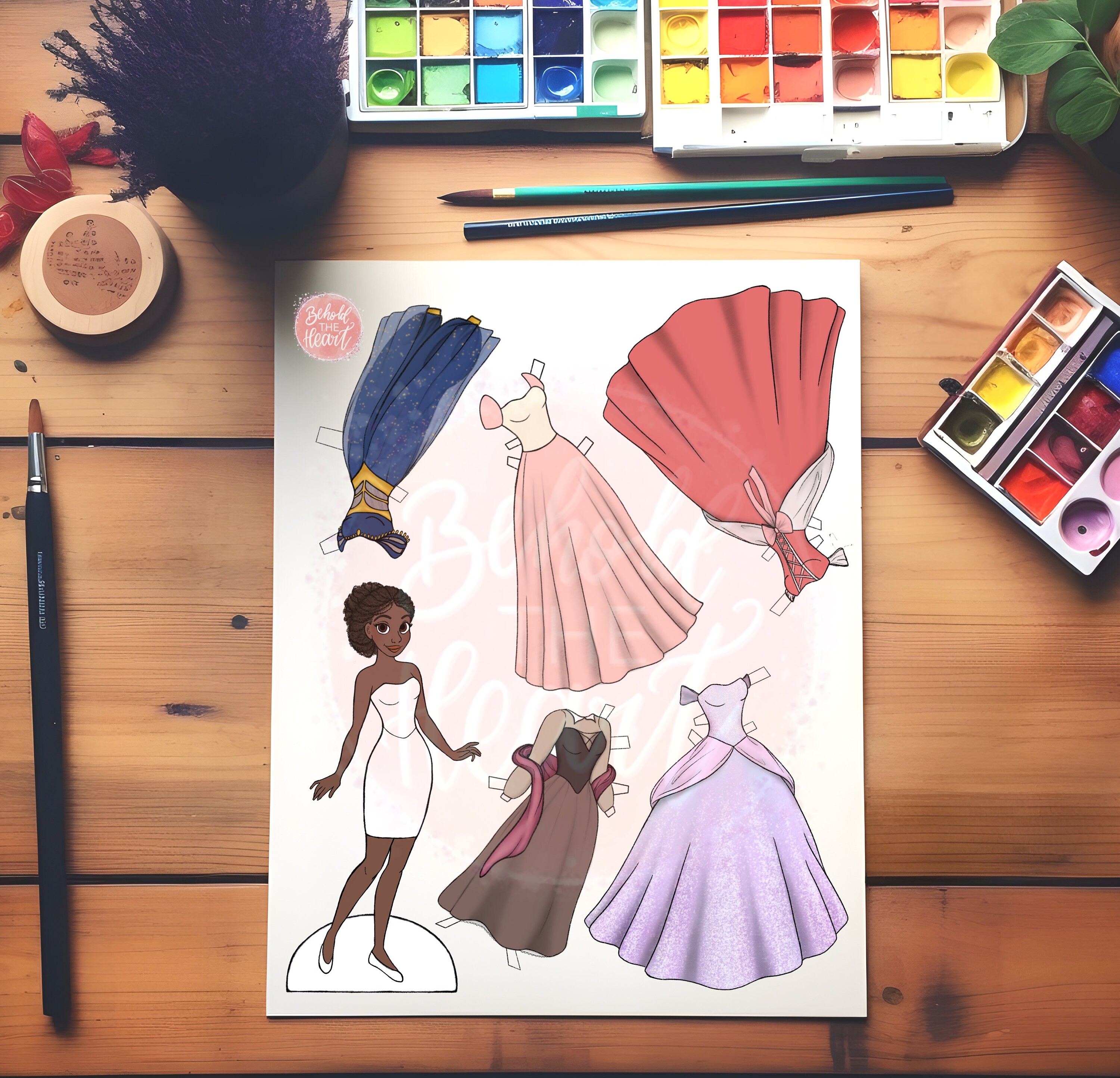 Paper Dolls, Princesses, Printables for Girls - Etsy