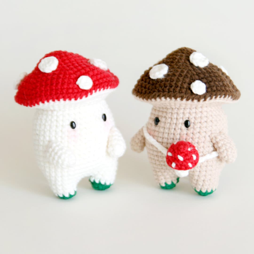 Crochet Pattern-mushroom Guy(pdf/eng/kor) - Etsy