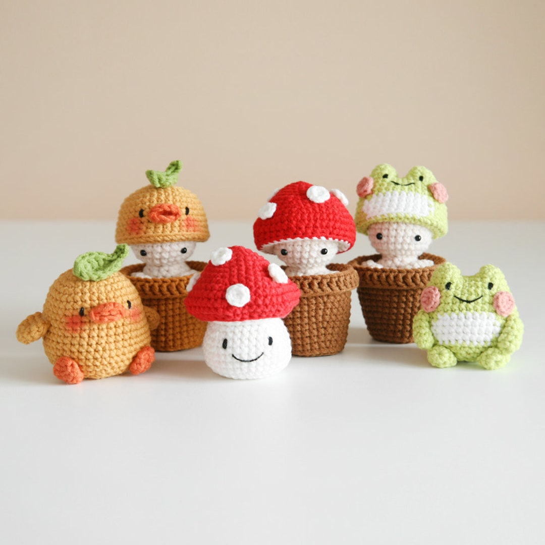 Crochet Pattern-the Cute Little Fairies and Mini Friends(pdf/eng/kor ...