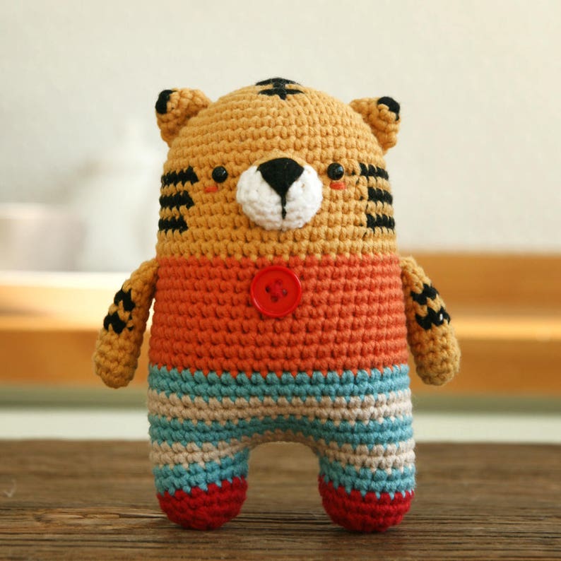Crochet Pattern-tiger/symbolpattern(pdf/eng) - Etsy