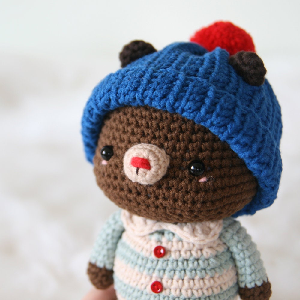 Crochet Pattern-bebe the Bear(pdf/eng/kor) - Etsy
