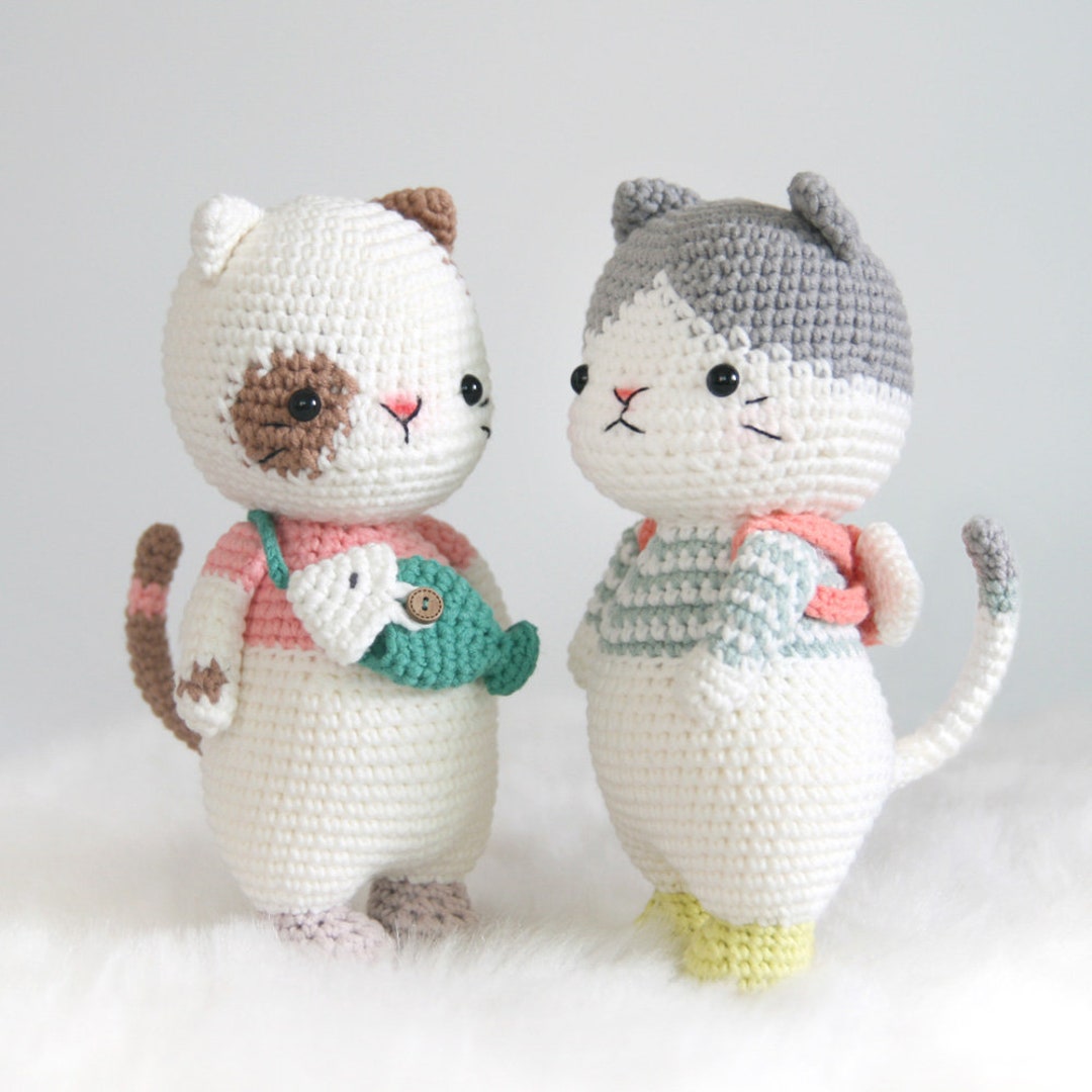 Crochet Pattern-cats(pdf/eng/kor) - Etsy