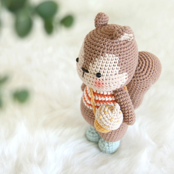Crochet Squirrel - Etsy