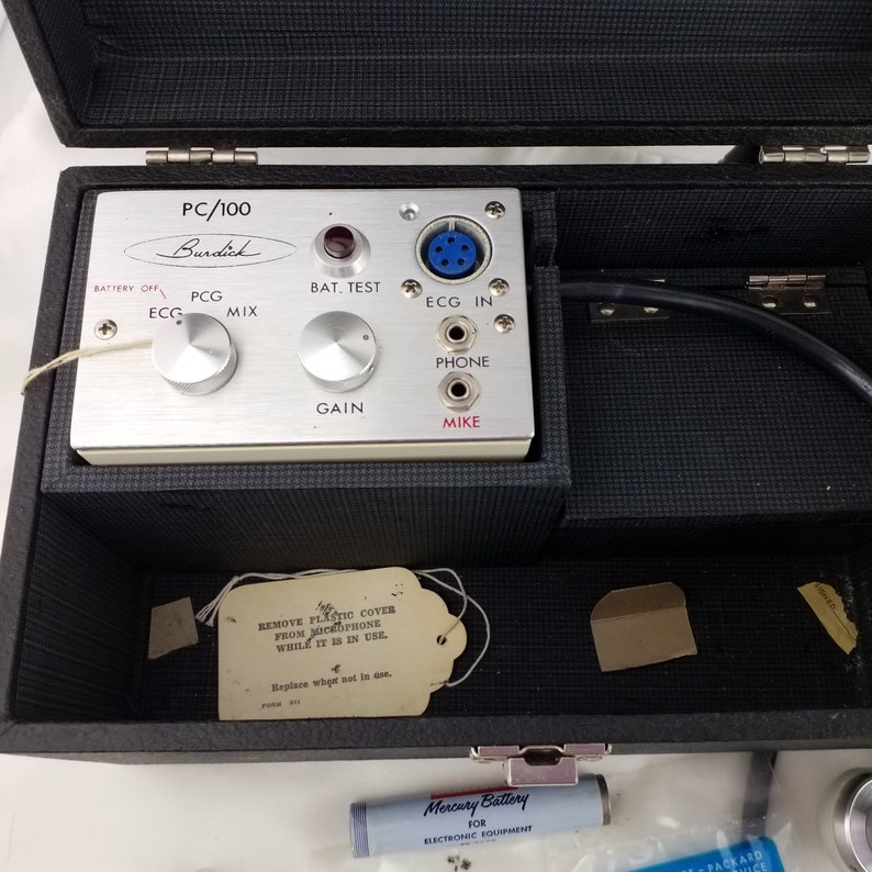 Vintage Medical Machine ECG EKG Stethophone - Etsy