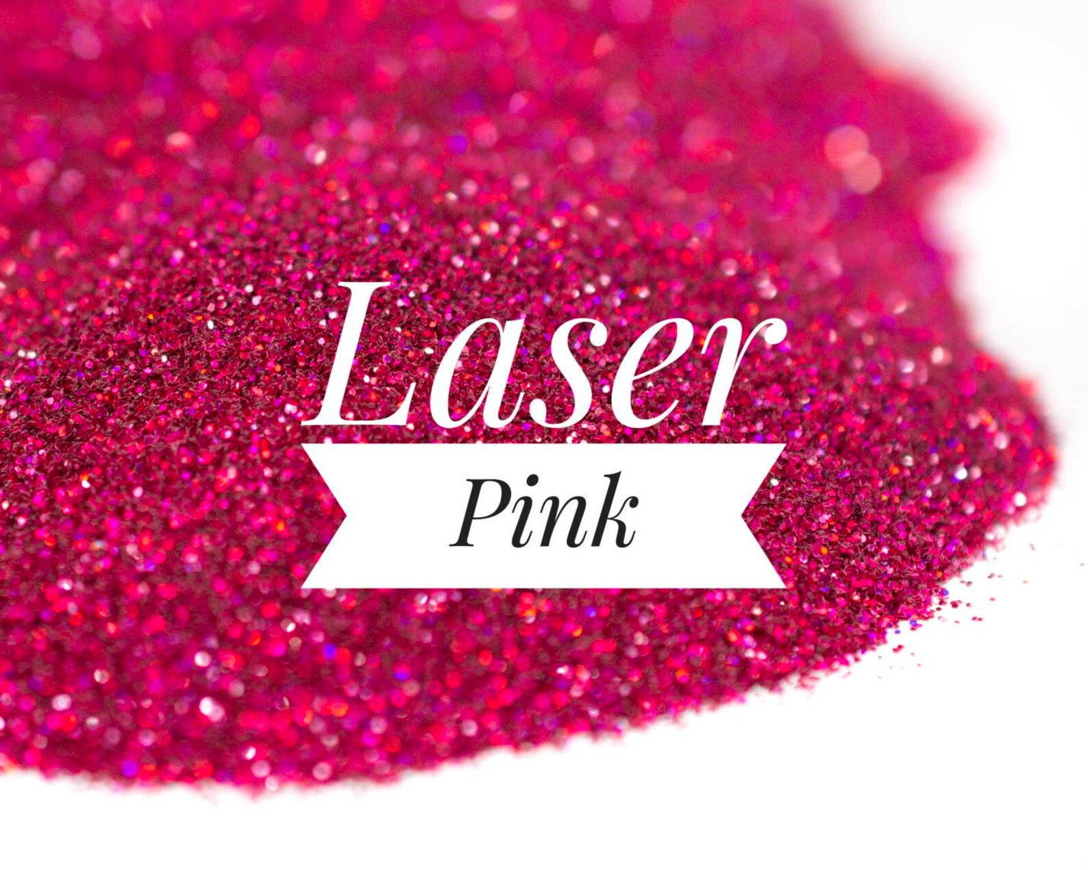 Laser Pink Glitter//hot Pink Glitter//ultra Fine//solvent | Etsy