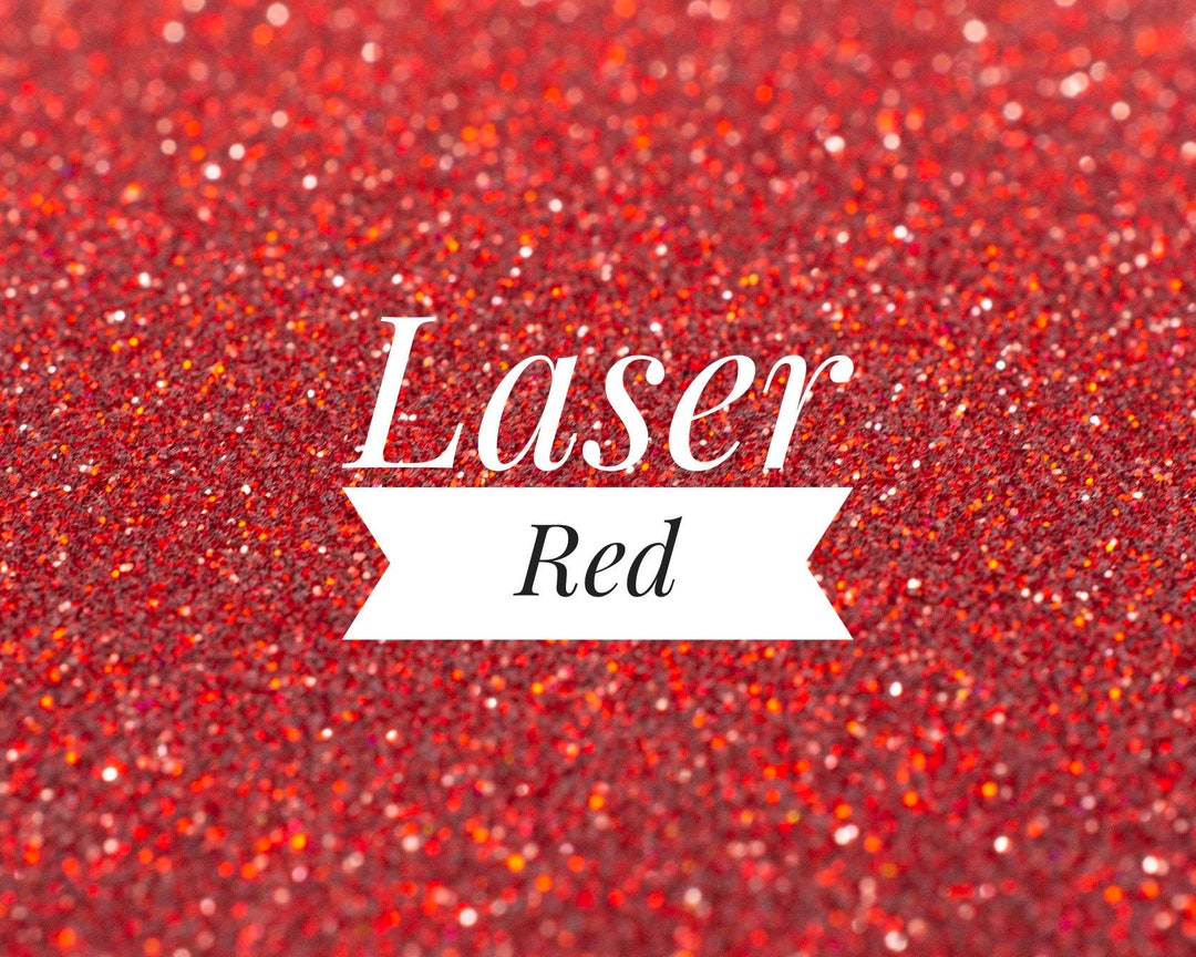 Metallic Red Glitter//laser Red Glitter//ultra Fine//solvent Resistant ...