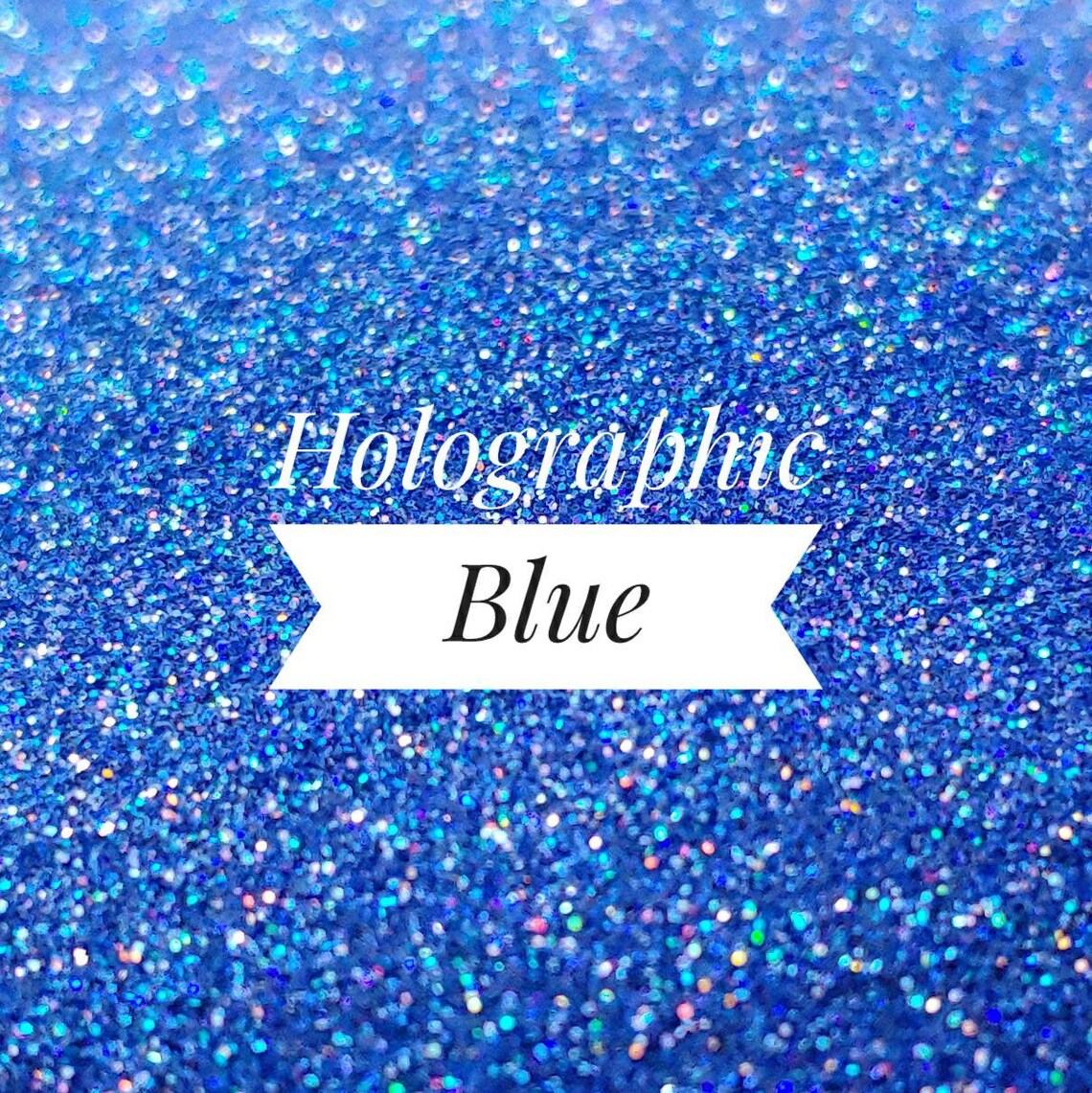 Holographic Blue Glitter//holo Glitter//ultra Fine//solvent - Etsy