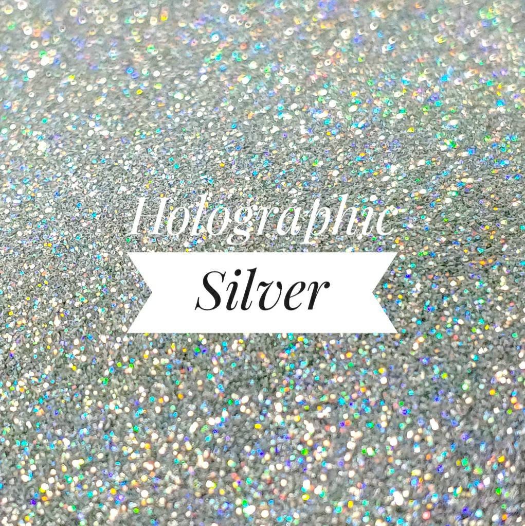 Holographic Silver Glitter//holo Glitter//ultra Fine .008 - Etsy