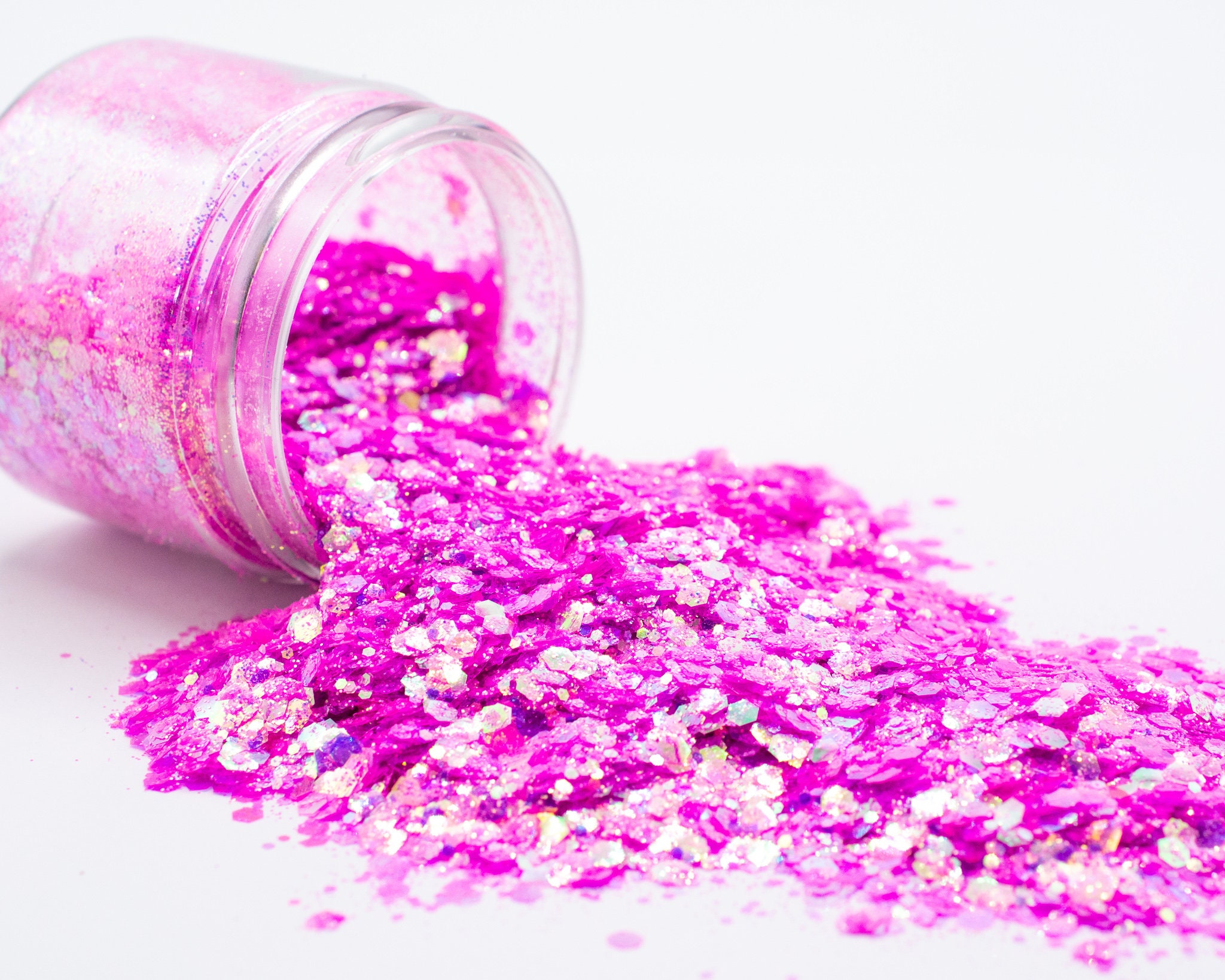 Nectar//chunky Glitter Mix//iridescent Pink Glitter - Etsy