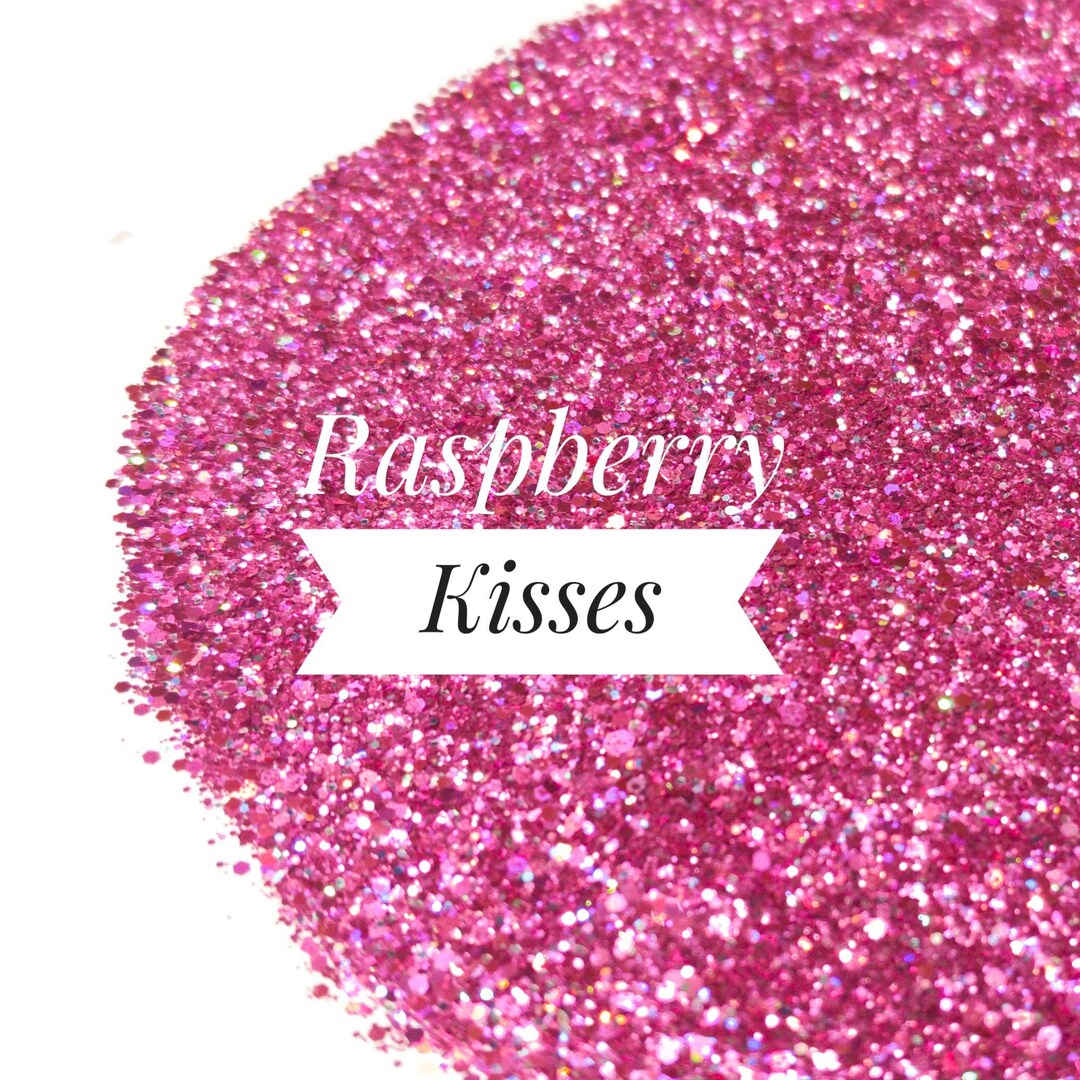 Pink Glitter Mix//raspberry//cosmetic//solvent Resistant//mixed Glitter ...