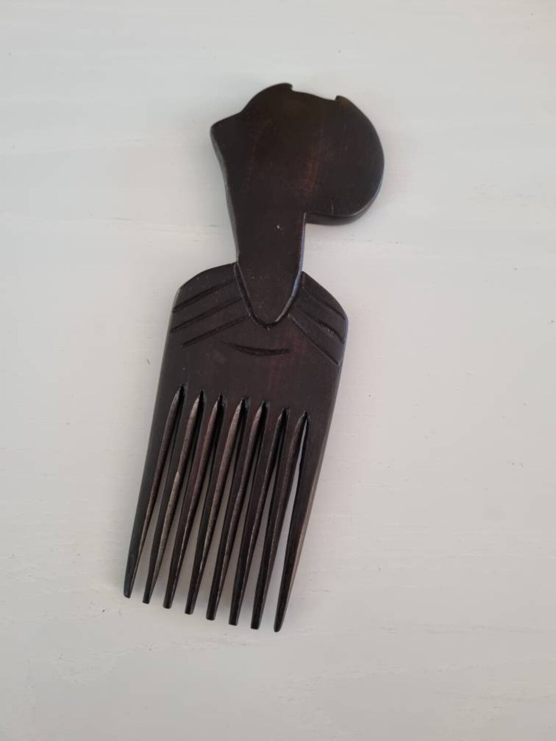 Authentic Wooden Afro Combs[africa Map Design] - Etsy