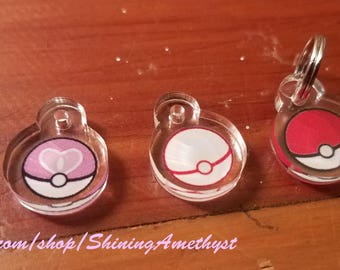 Pokeball Charms | Etsy