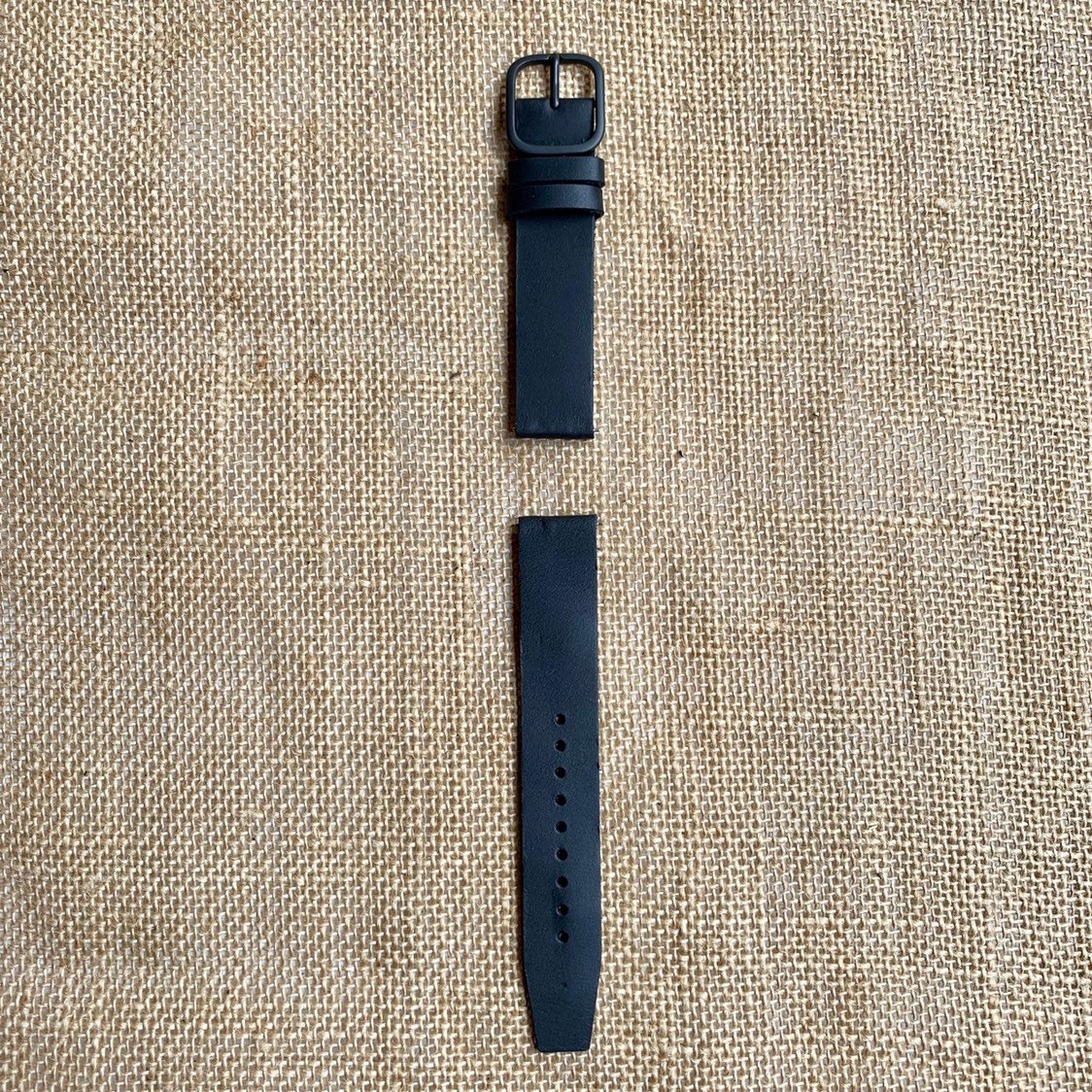 Black Leather Watch Bands/straps 18mm & 20mm With Quick - Etsy
