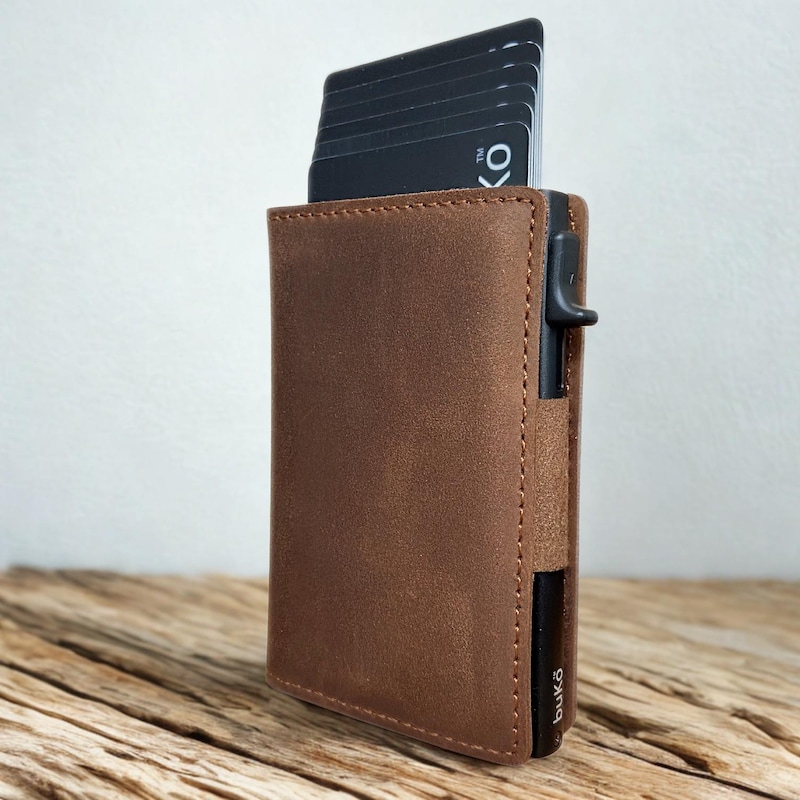Mens Wallet With Buttons - Etsy