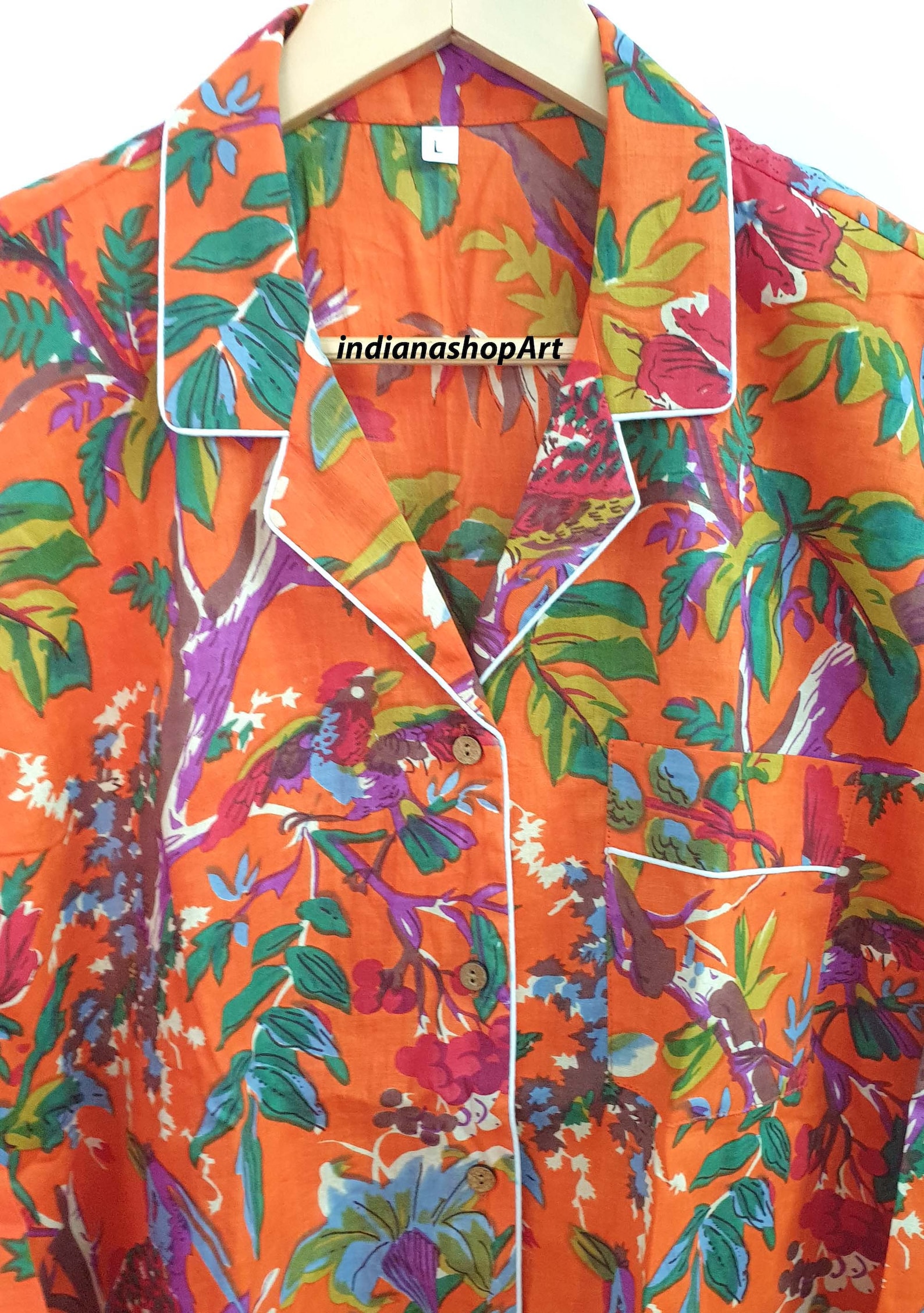 Indian Pajama Set Cotton Pyjamas Set 100% Cotton Light - Etsy