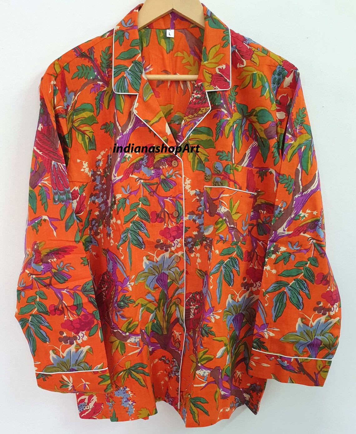 Indian Pajama Set Cotton Pyjamas Set 100% Cotton Light - Etsy