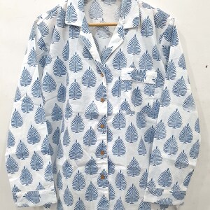 Cotton Pajama Set Hand Block Printed Women Night Dress Light Ultra-soft ...