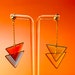 The Color Theory Earrings - TRIANGLE - Jewelry, Minimal, Dainty, Simple ...