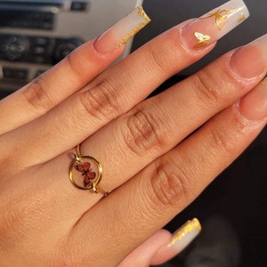 The Ellie Ring - Jewelry, Rings, Silver, Gold, Handmade, Resin ...
