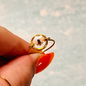 The Ellie Bug Ring - Jewelry, Rings, Silver, Gold, Handmade, Resin ...
