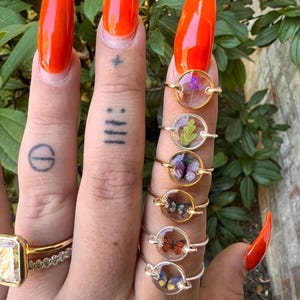 The Ellie Ring - Jewelry, Rings, Silver, Gold, Handmade, Resin ...