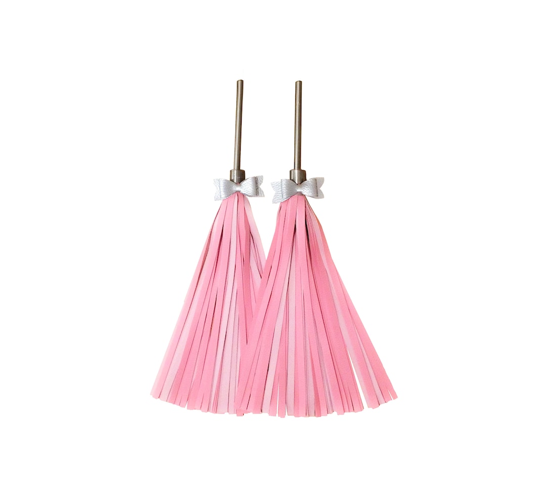 Bike Tassels in Pink – Bingelci Streamers for Bikes and Scooters – Fun ...