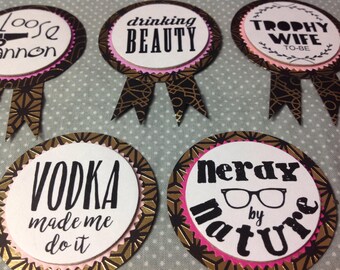 Party name tags | Etsy