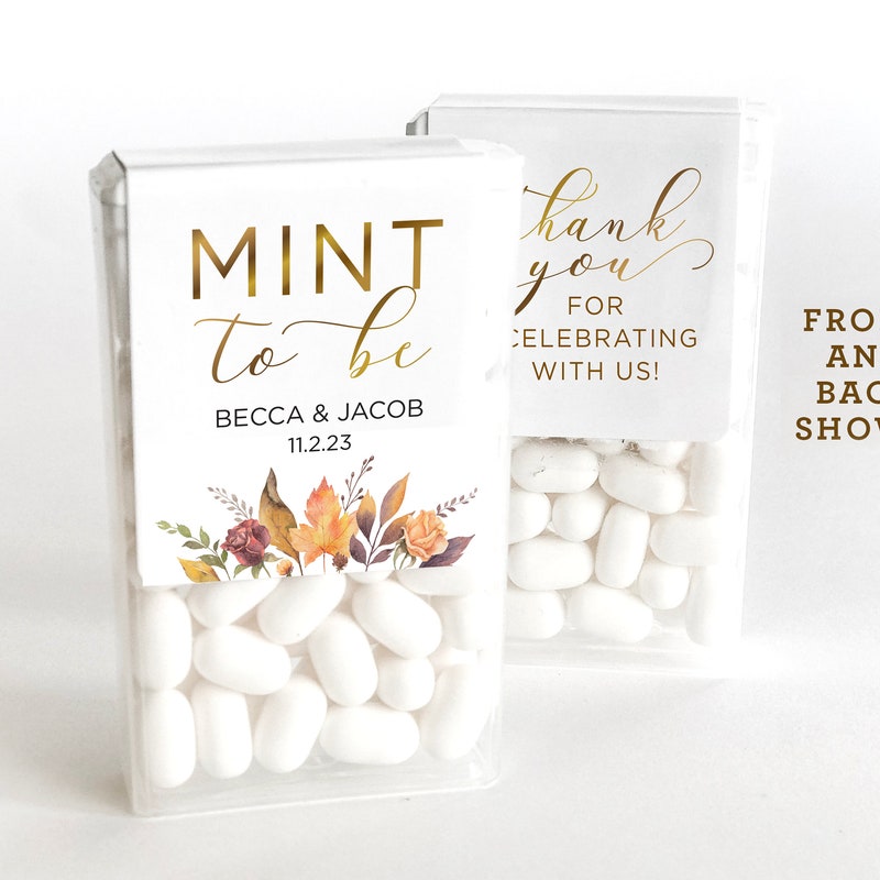 Tic Tac Label - Etsy